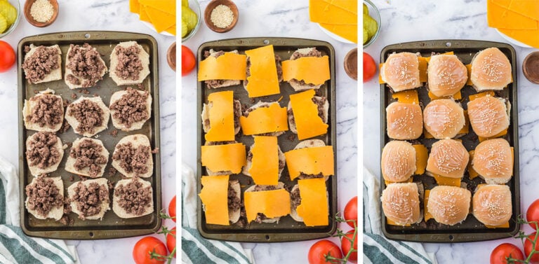 Cheeseburger Sliders - Easy Appetizers
