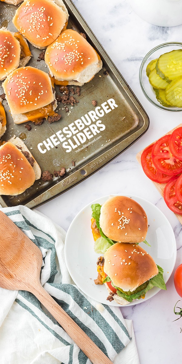 Cheeseburger Sliders - Easy Appetizers