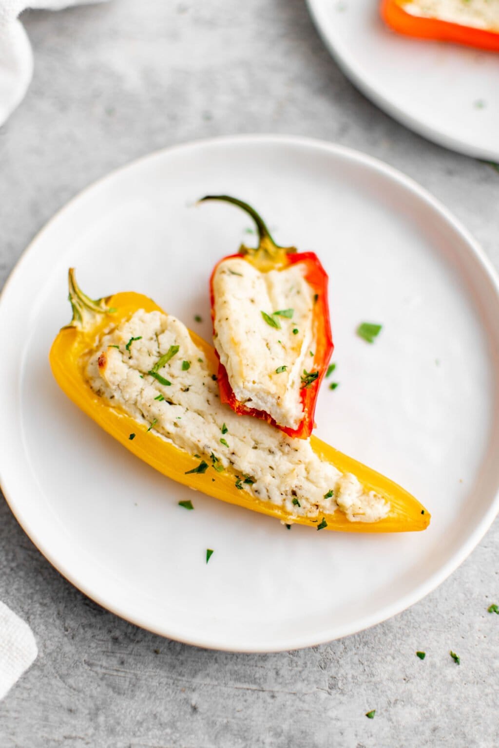 Goat Cheese Stuffed Mini Peppers - Easy Appetizers